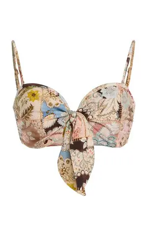 Zimmermann Daylight Tie Bikini Top - Multi