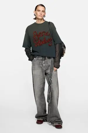 Acne Studios Ribbed T-shirts For Women