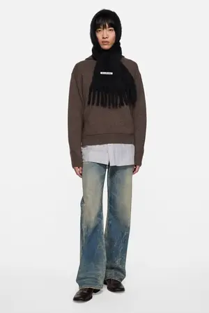 Acne Studios Mohair Scarf With Hood