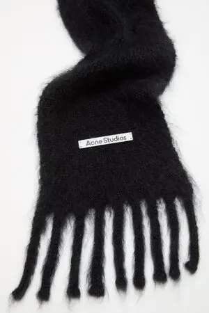 Acne Studios Mohair Scarf With Hood
