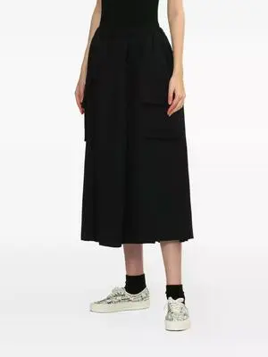Comme Des Garçons Elasticated-waistband Midi Skirt