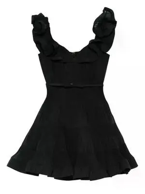 Zimmermann Pleated Frill Mini Dress