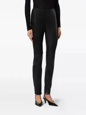 Versace Leather Panel Trousers