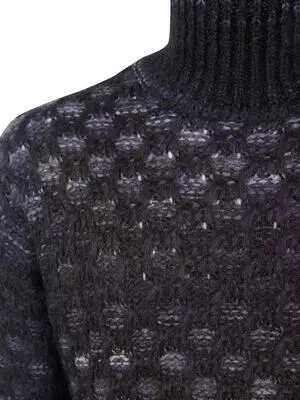 NUUR Patterned Jacquard Roll-neck Jumper