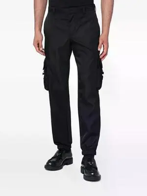 Prada Cargo Straight-leg Trousers - Black