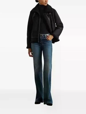 Ralph Lauren Shearling Zip-up Jacket