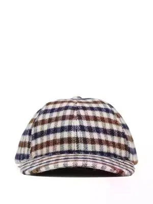 Aquascutum Checked Cap - Neutrals