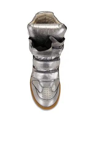 Isabel Marant Bekett High-top Sneakers - Gun Metal