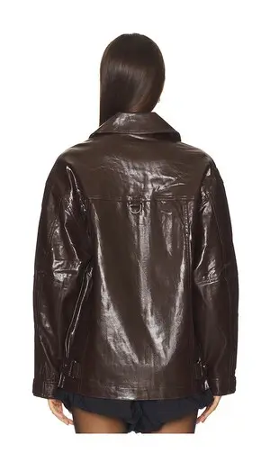 Free People Sloane Faux Leather Jacket