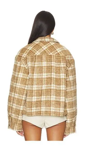 GUIZIO Quilted Plaid Jacket