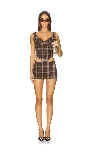 GUIZIO Chamonix Tartan Corset
