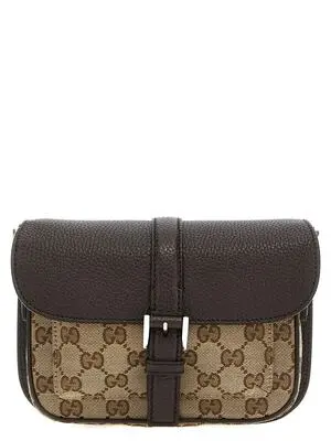 Gucci Mini GG Crossbody Bag - Brown