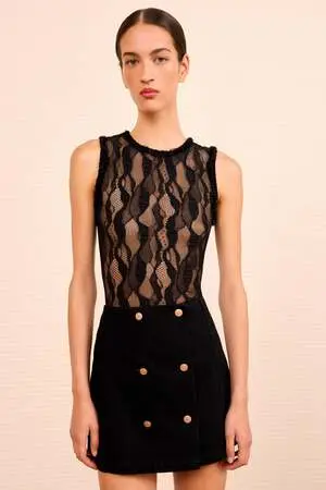Ulla Johnson Clara Mini Skirt - Noir