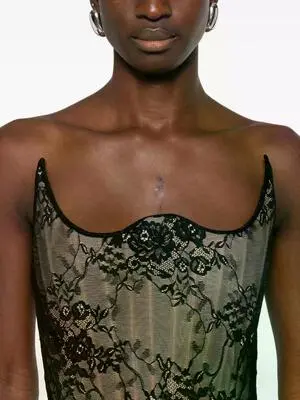 Giuseppe Di Morabito Lace Corset Top
