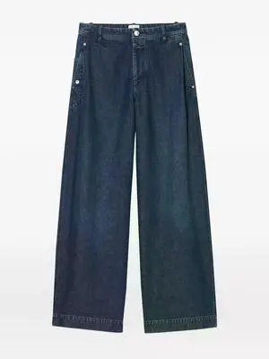 Closed Logo-patch Wide Leg Jeans