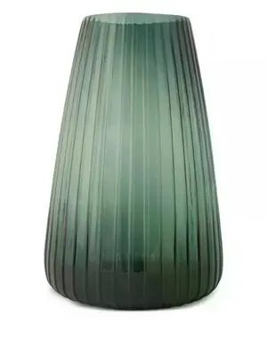 XLBOOM Large Dim Stripe Vase - Green
