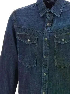 G-star Raw Dakota Logo-patch Shirt - Blue
