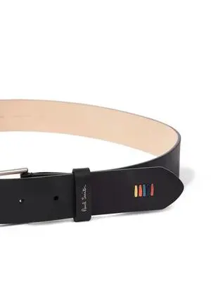 Paul Smith Artist Stripe Belt - Black