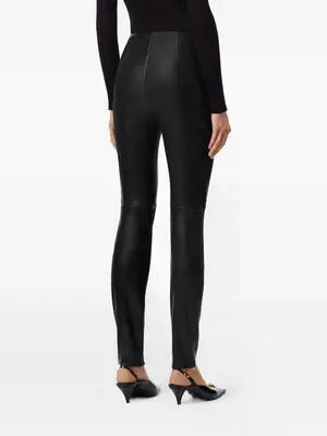 Versace Leather Panel Trousers