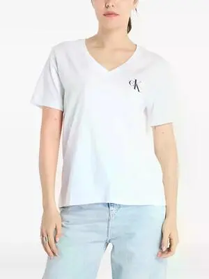 Calvin Klein Logo V-neck Tee