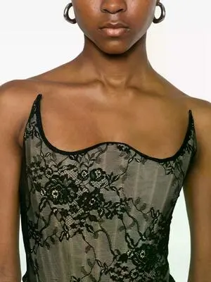 Giuseppe Di Morabito Lace Asymmetric Dress