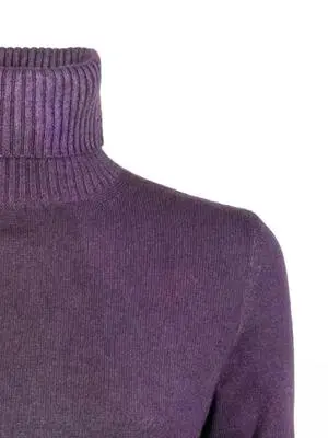 BASE MILANO Ribbed Roll-neck Sweater