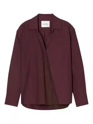 Closed Asymmetric Button-up Shirt