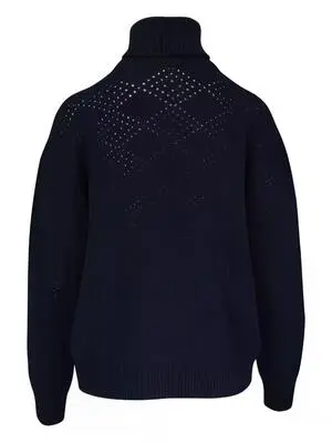 Kiton Open-work Roll-neck Sweater