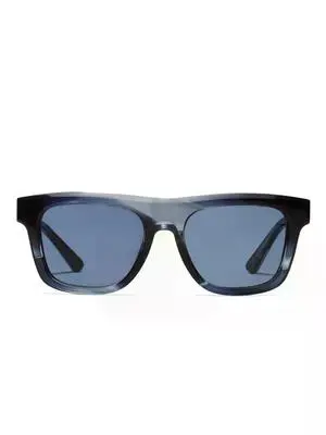 Dolce & Gabbana Marlene Rectangle-frame Sunglasses - Blue