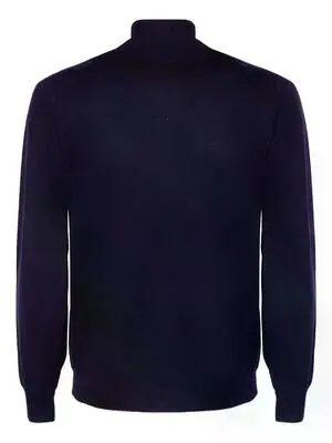 Fedeli High-neck Virgin Wool Sweater