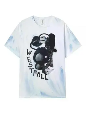WESTFALL Graphic Print T-shirt - White