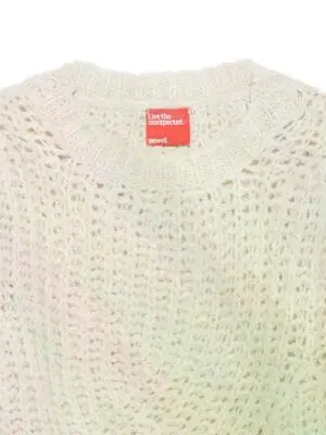 MERCI Cable-knit Knitted Top