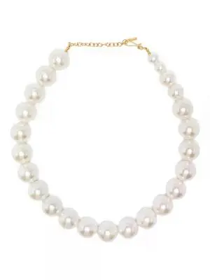 Completedworks Gobbled Pearl Necklace - Gold