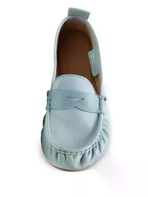 Acne Studios Ruched Leather Loafers