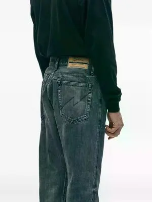 NEIGHBORHOOD Washed-effect Five-pocket Jeans