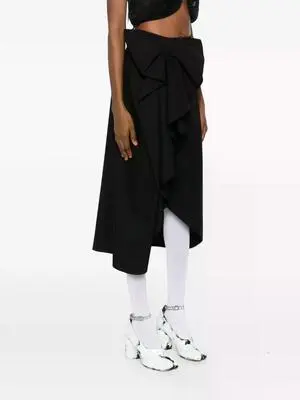 Viktor & Rolf Bow Ruffled Pencil Skirt