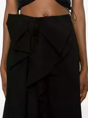 Viktor & Rolf Bow Ruffled Pencil Skirt