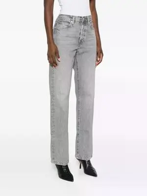 FRAME The Vertical Five-pocket Jeans - Grey