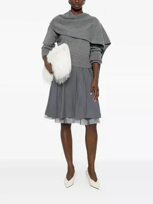 THE GARMENT Tiered Pleated Skirt