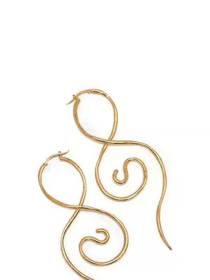 PANCONESI Spiral Drop Earrings