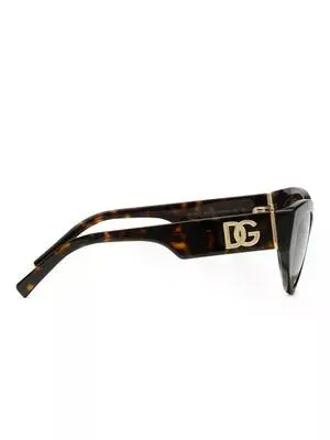 Dolce & Gabbana Crossed Cat-eye Frame Sunglasses