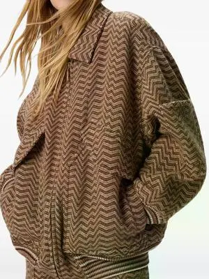 Missoni Chevron-pattern Bomber Jacket
