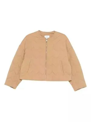 Maison Kitsuné Quilted Zip-up Bomber Jacket