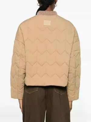 Maison Kitsuné Quilted Zip-up Bomber Jacket