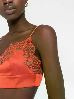 Stella McCartney Lace-trim Triangle Bra Top