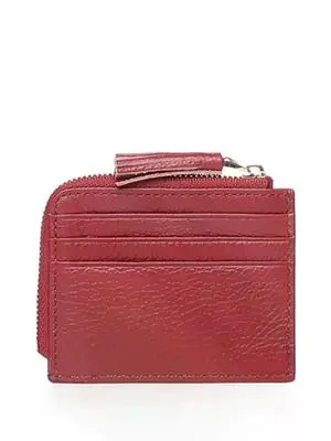 COCCINELLE Zip Cardholder Wallet - Red