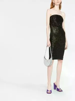 P.a.r.o.s.h Sequin Off-shoulder Dress