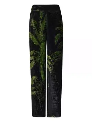 Johanna Ortiz Palm-tree Print Trousers
