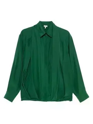 Loewe Pleated Shirt - Green