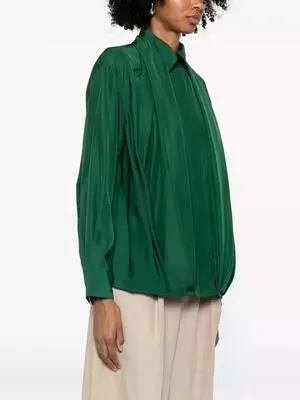 Loewe Pleated Shirt - Green